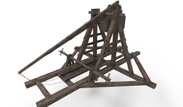 medieval trebuchet 3d model