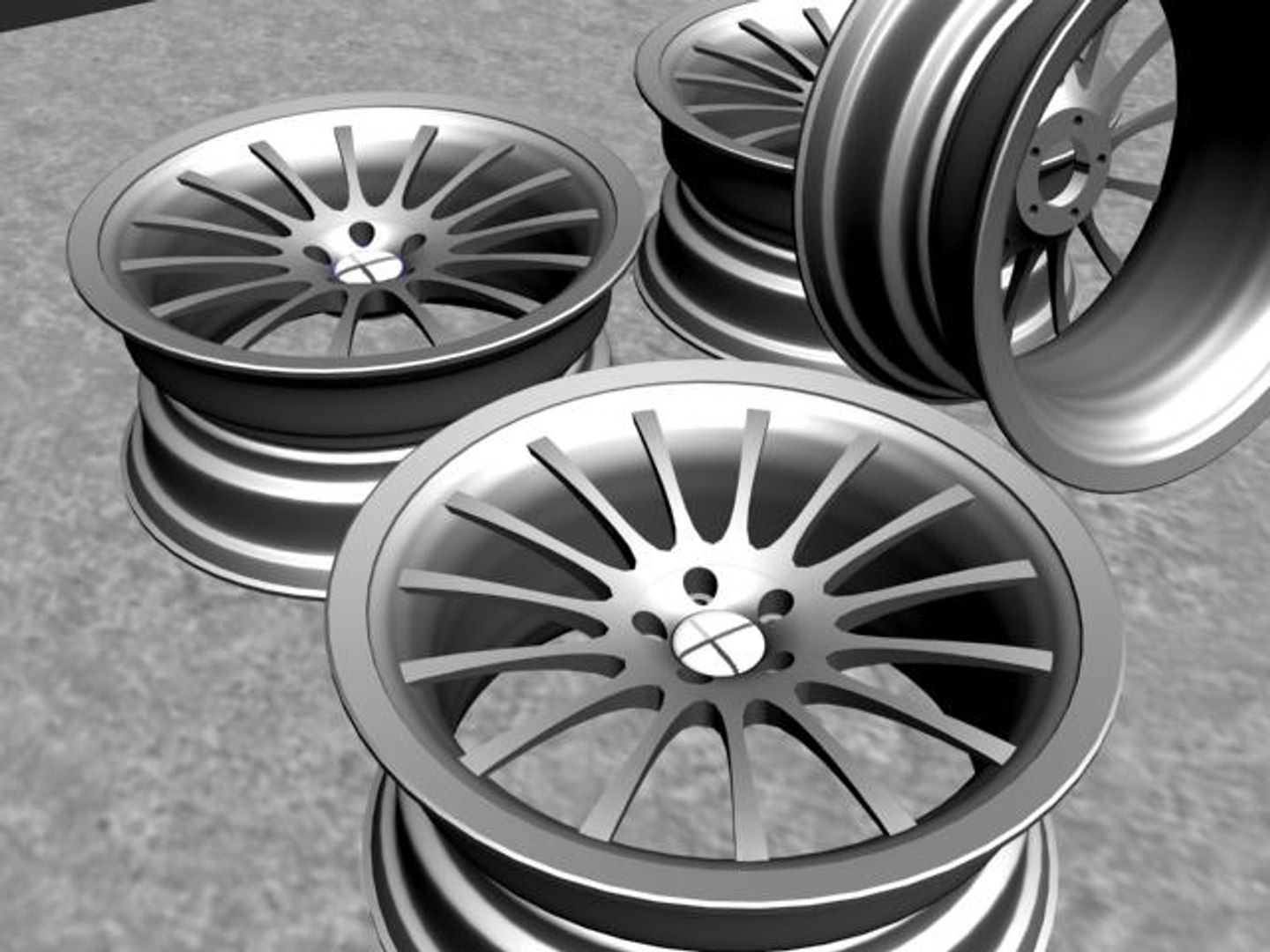 3d Car Rim