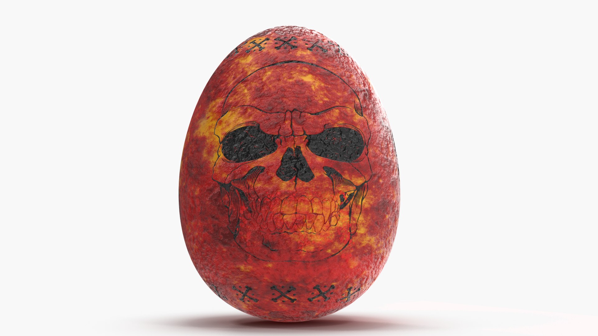 3D Grim Reaper Skull Evil Egg Model - TurboSquid 1733432