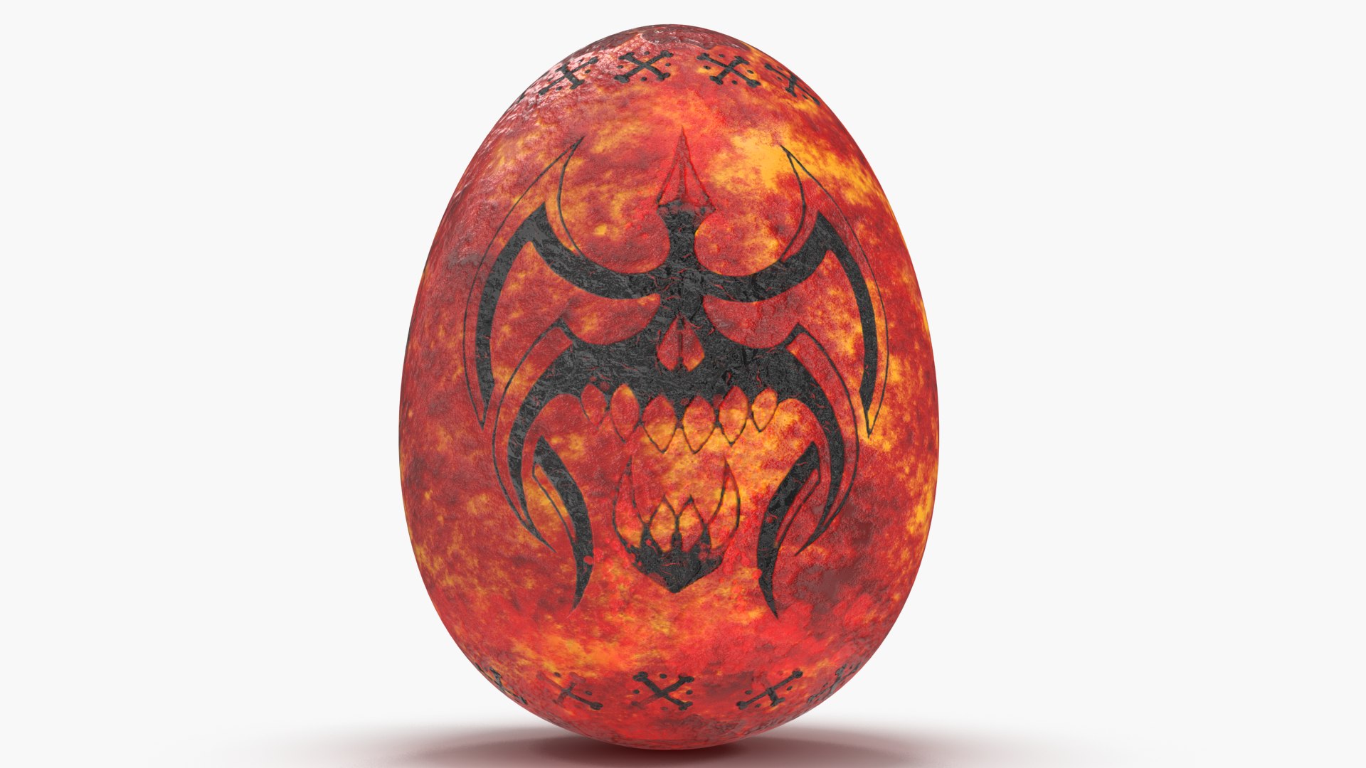 3D Grim Reaper Skull Evil Egg Model - TurboSquid 1733432