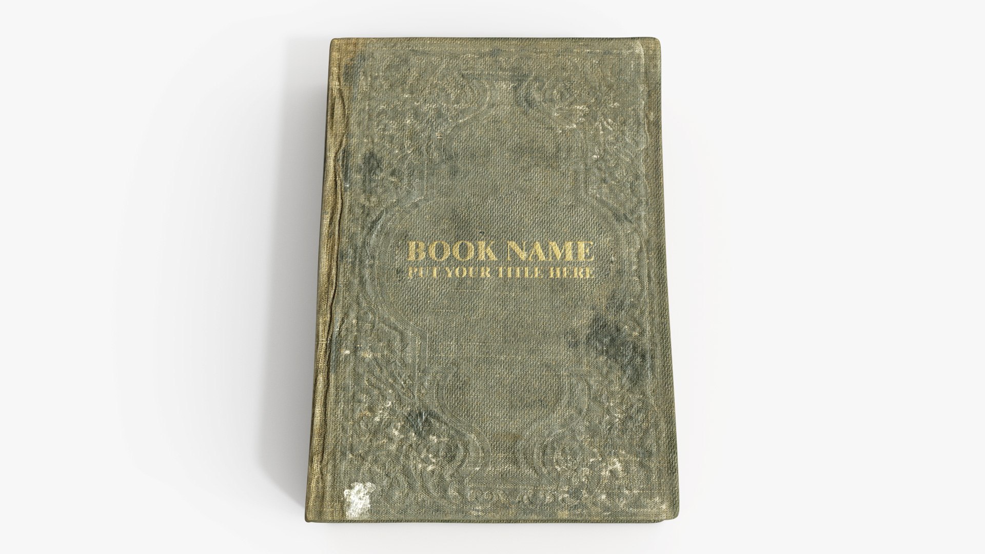 Old Damaged Book 8K PBR Textures Rigged And Animated 3D Model ...