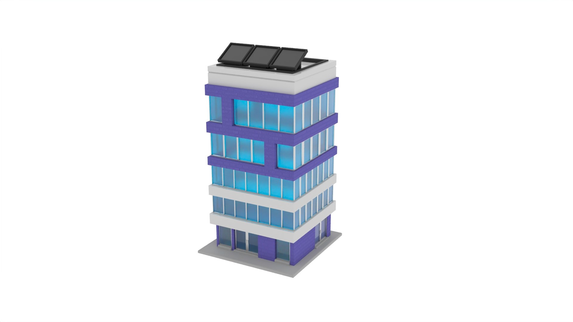 3D Model Toon Building 6 - TurboSquid 2292592