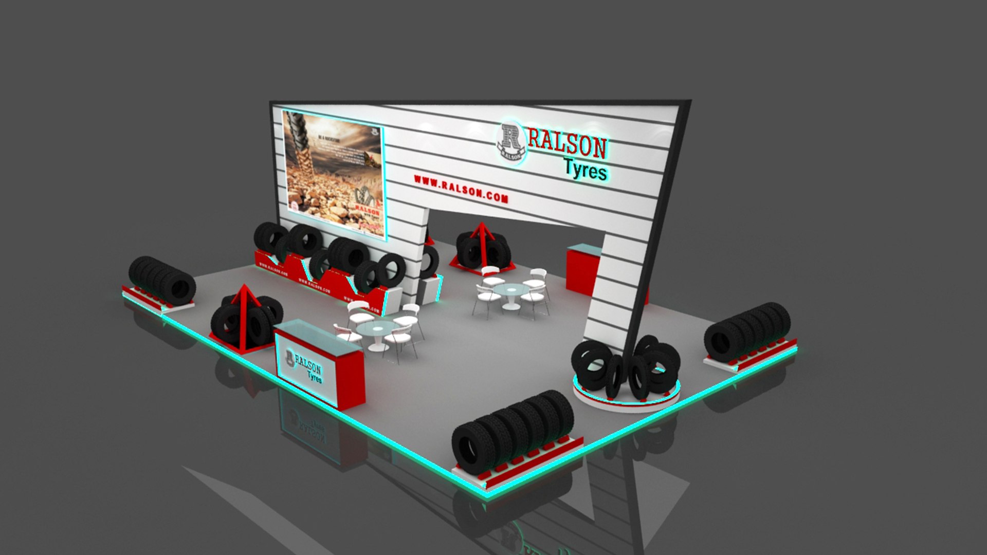 4 Side Open Stand 3D Model - TurboSquid 1990176