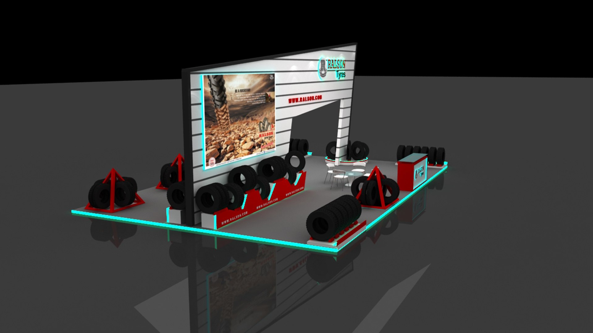 4 Side Open Stand 3D Model - TurboSquid 1990176