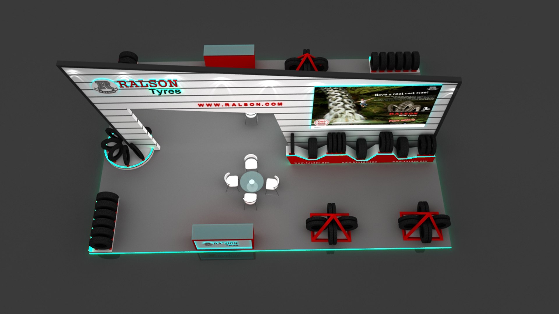 4 Side Open Stand 3D Model - TurboSquid 1990176