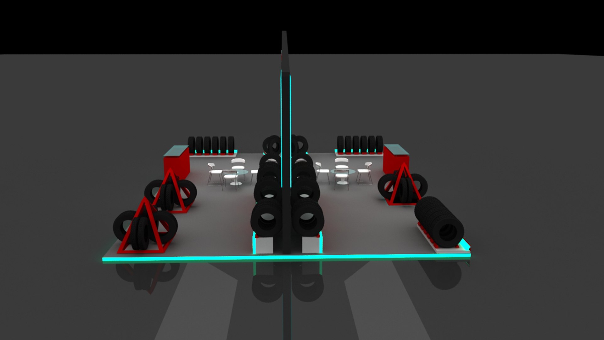 4 Side Open Stand 3D Model - TurboSquid 1990176