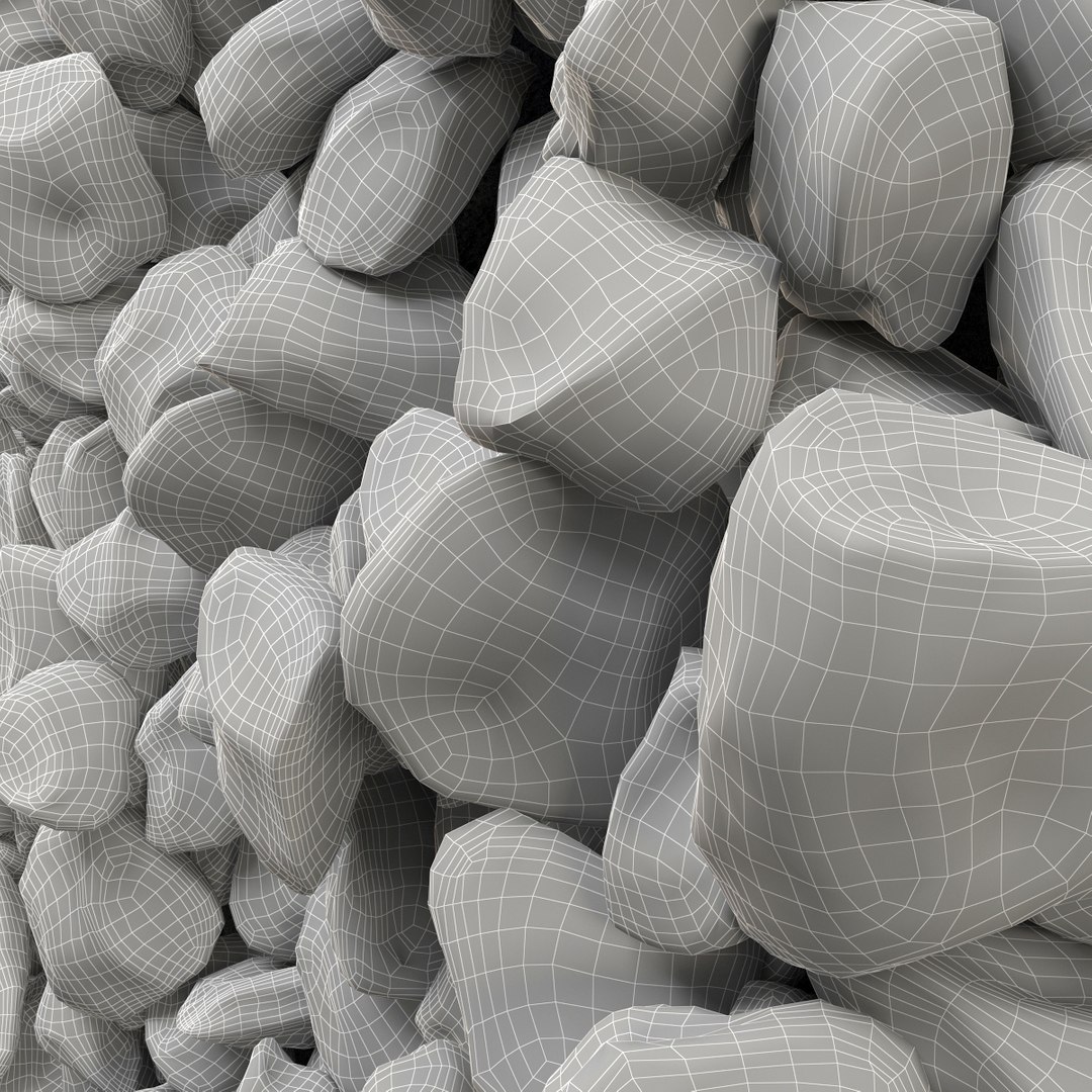 3d Stone Panel Model