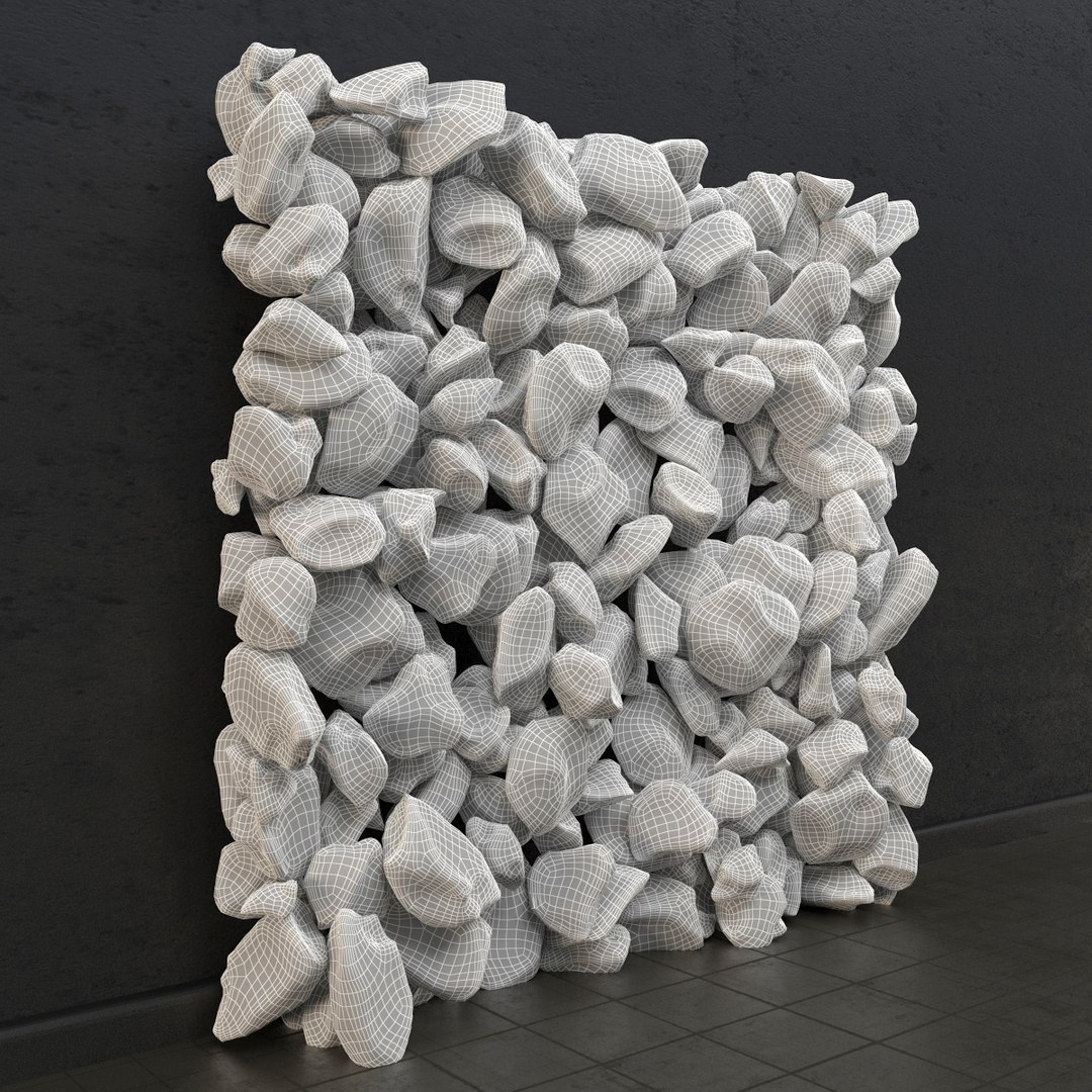 3d Stone Panel Model