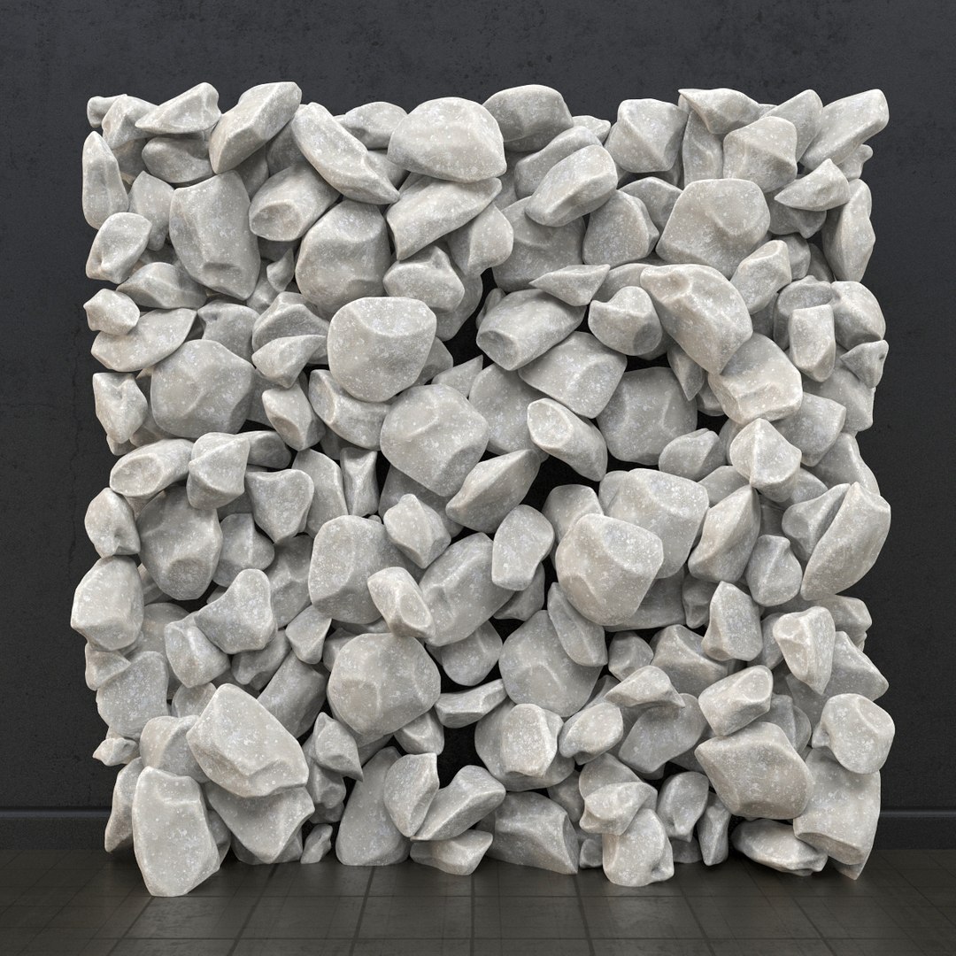 3d Stone Panel Model