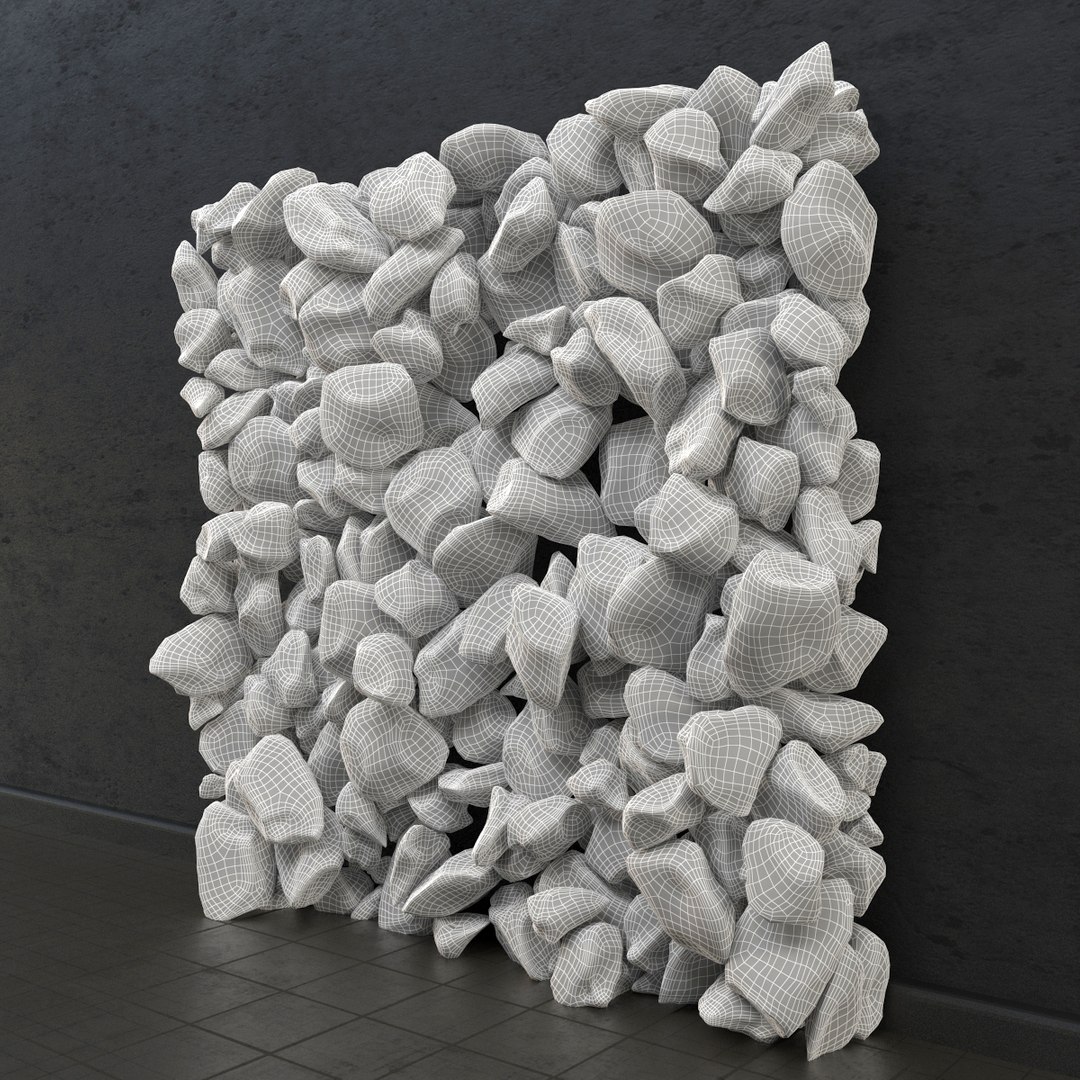 3d Stone Panel Model