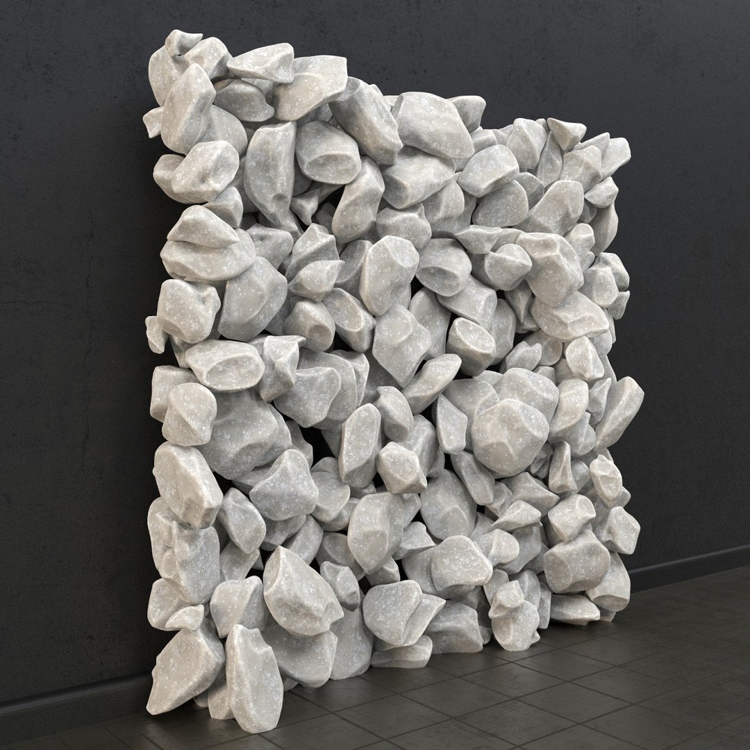 3d Stone Panel Model