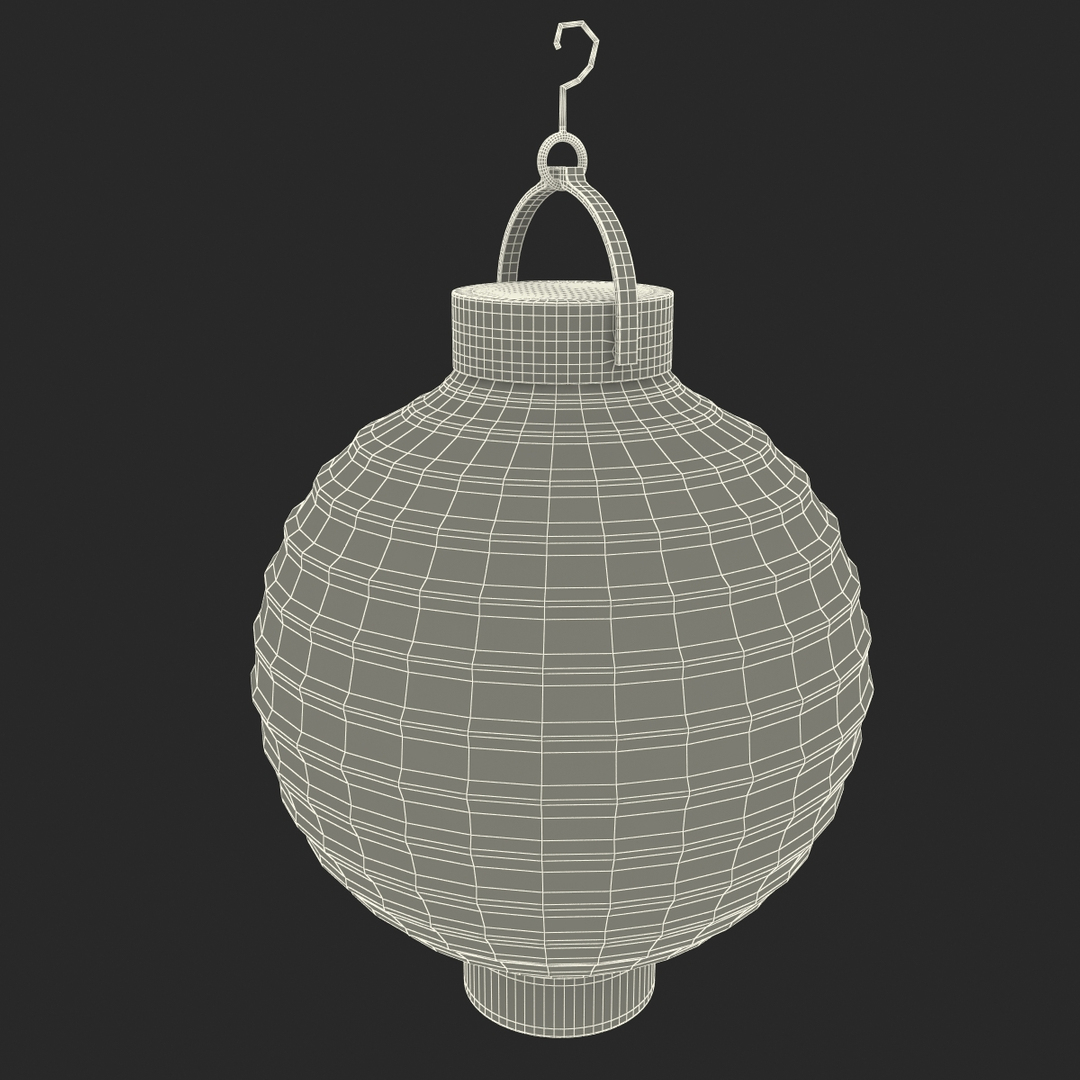 paper lantern design 3d model