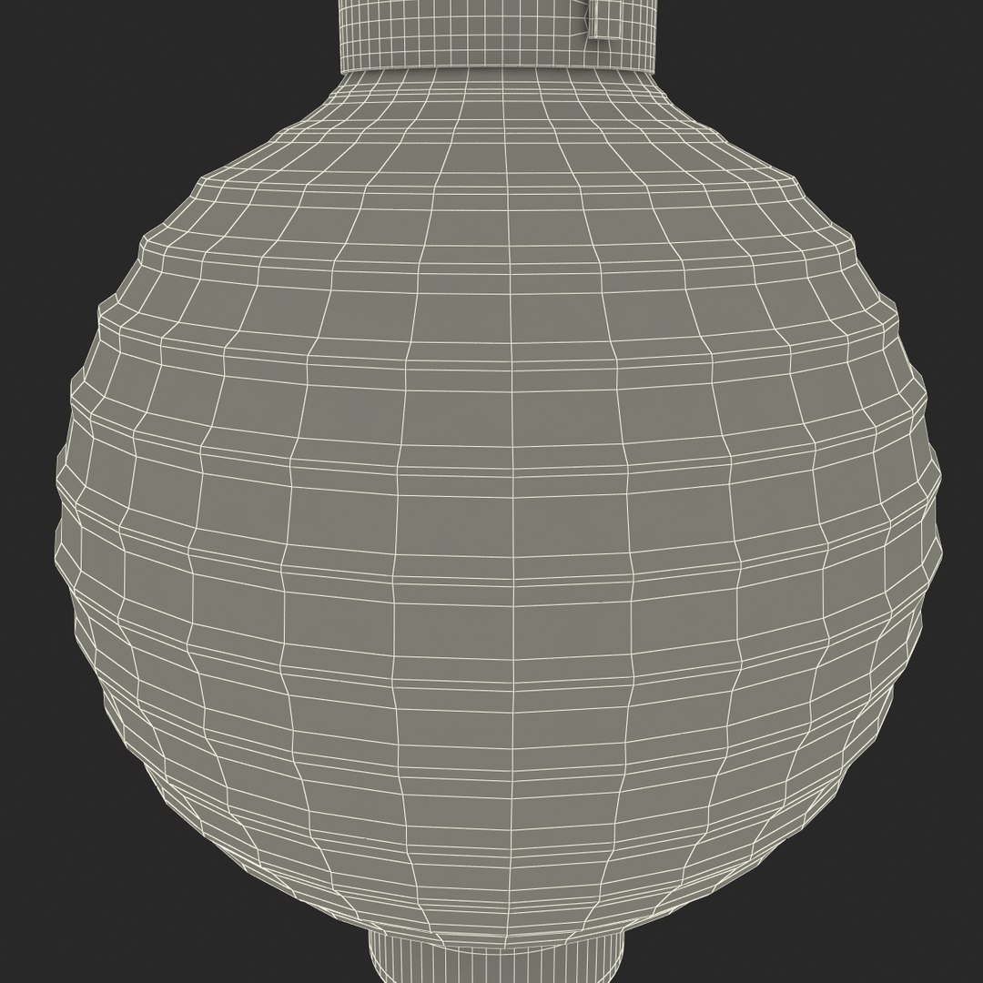 paper lantern design 3d model
