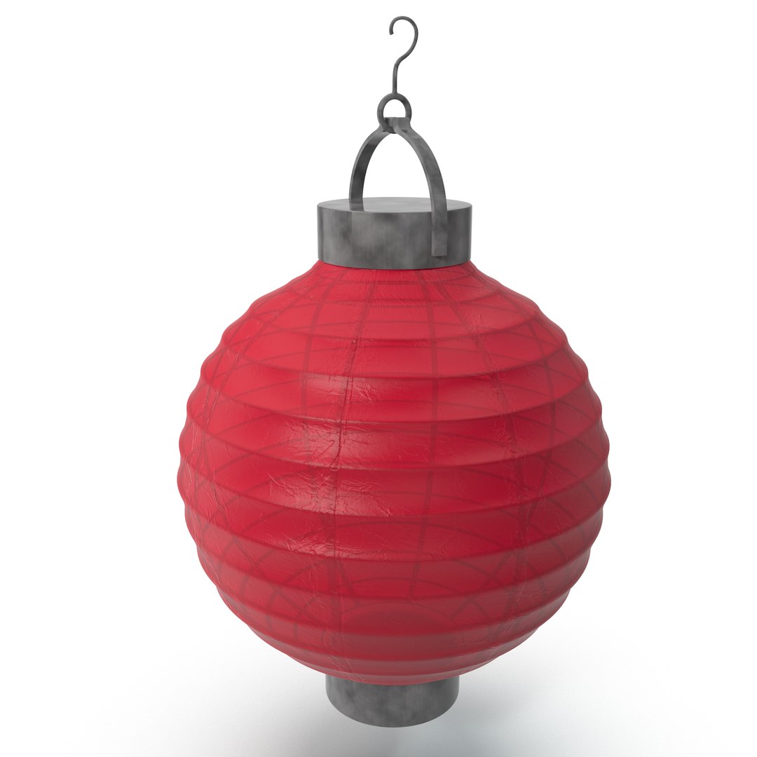 paper lantern design 3d model