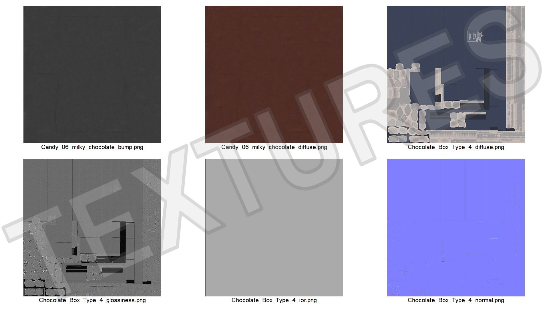 3D Box Of Handmade Chocolates True Choco Model - TurboSquid 2066145