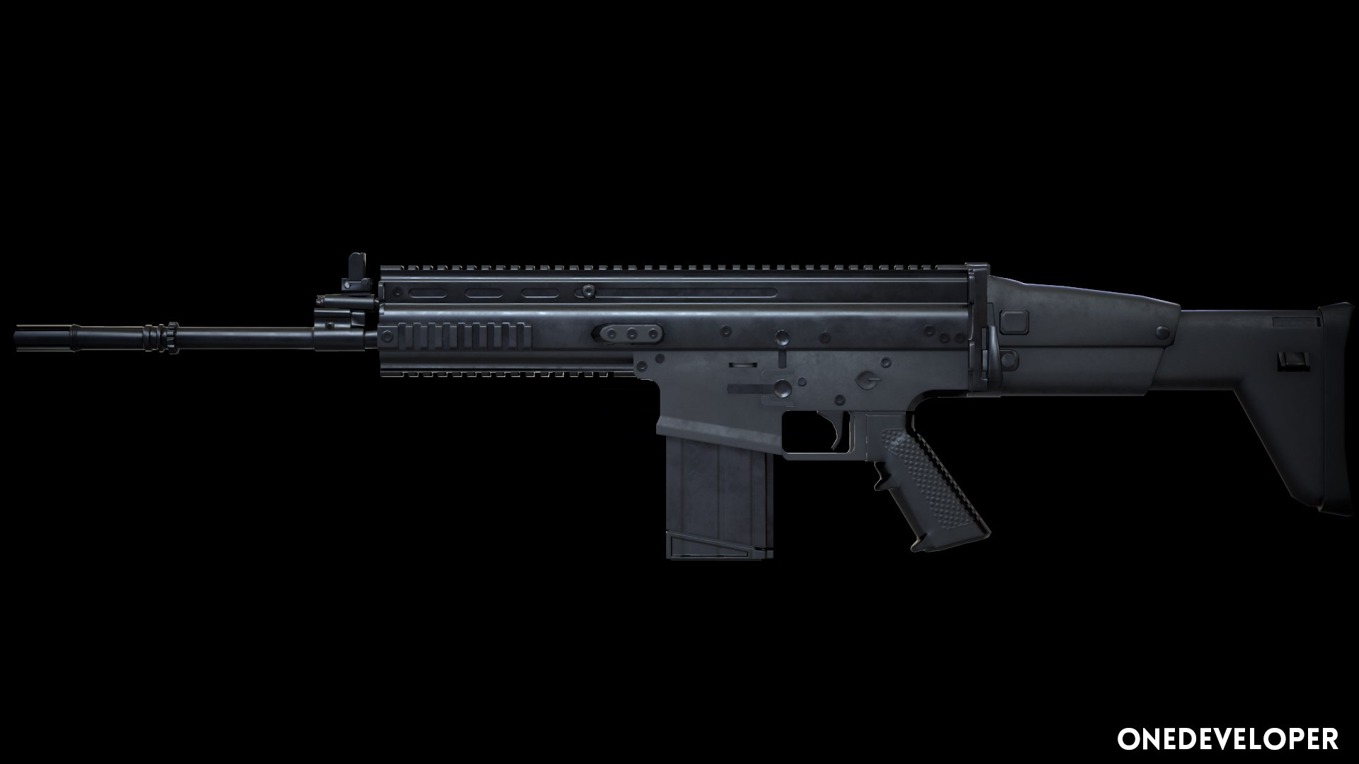 3D Fn Scar - TurboSquid 1208535