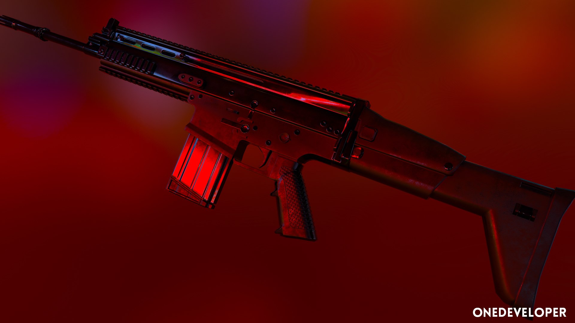 3D Fn Scar - TurboSquid 1208535