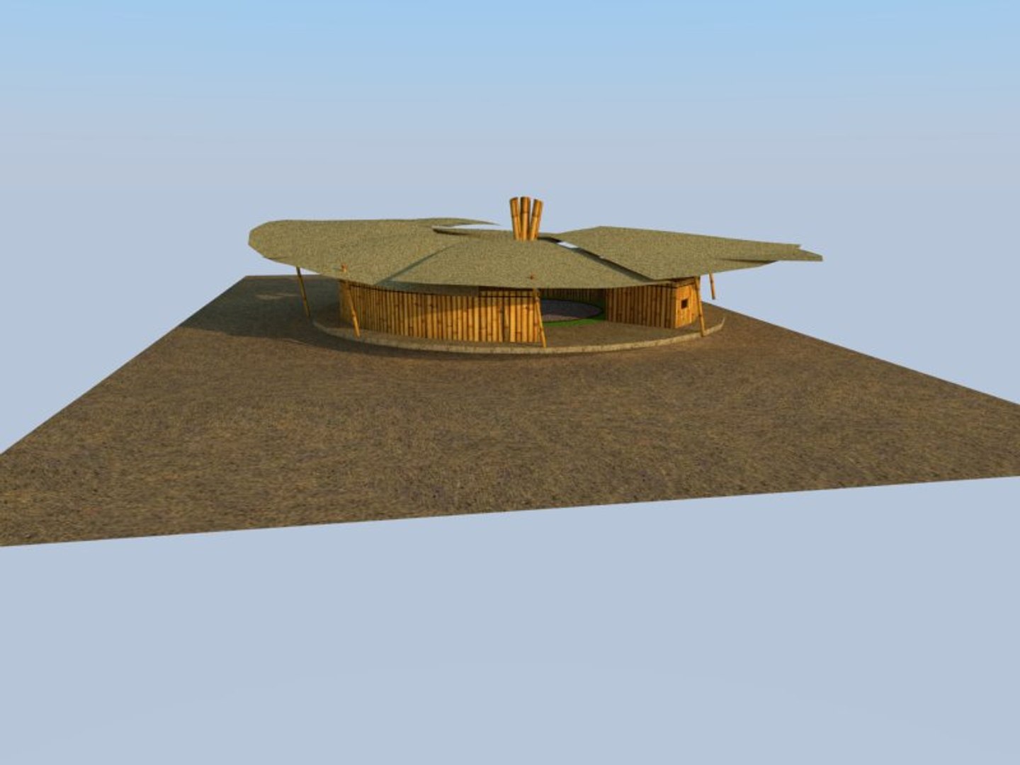 3d Model Of Green School