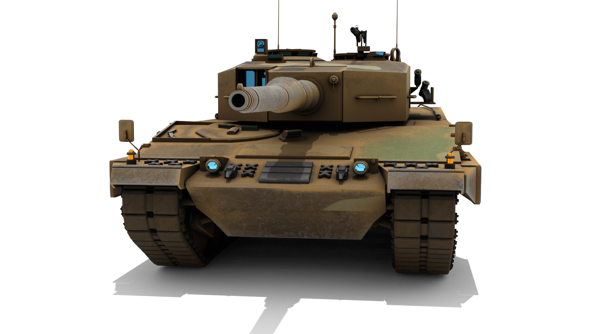 Tank 3D Model - TurboSquid 1941959