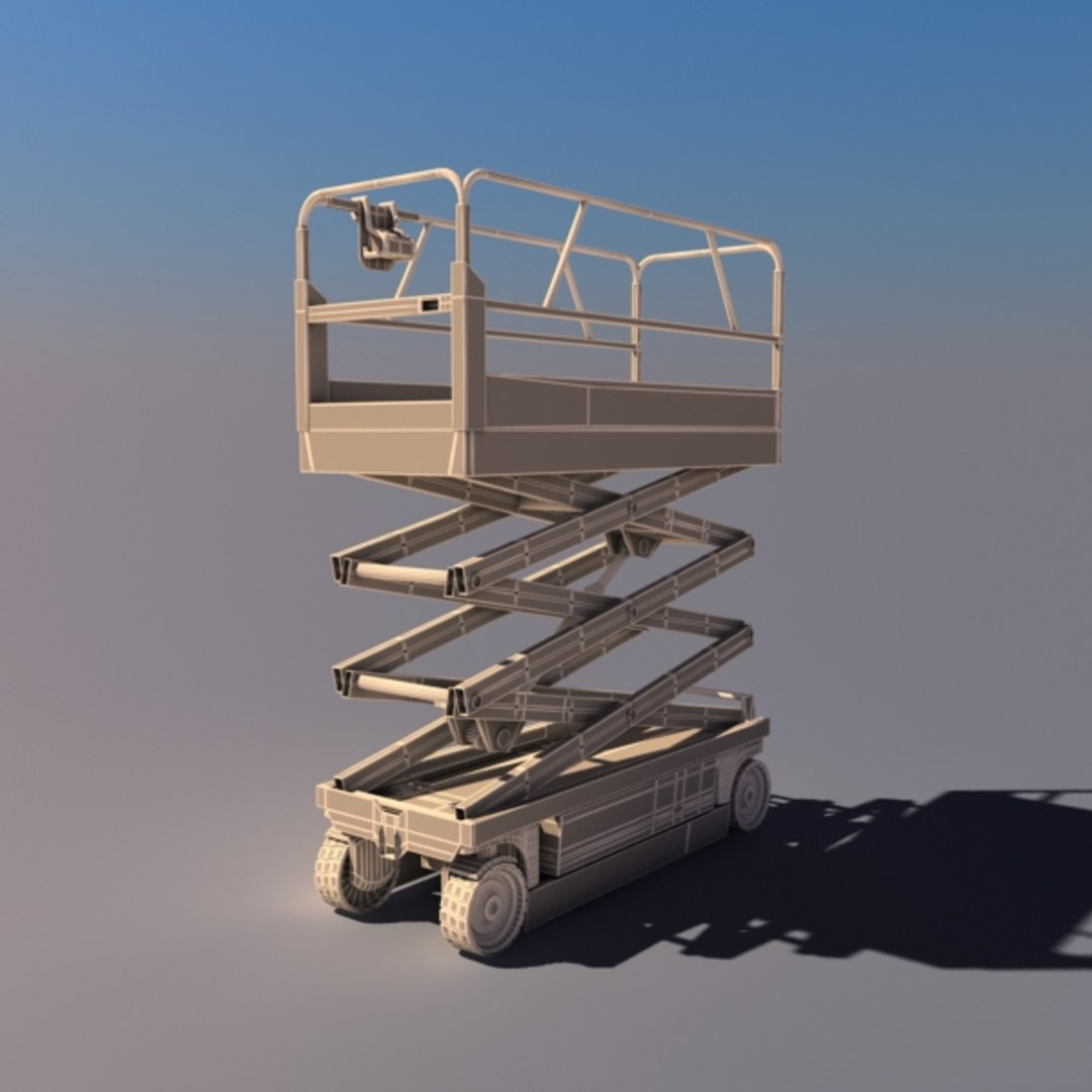 3d Model Scissor Lift