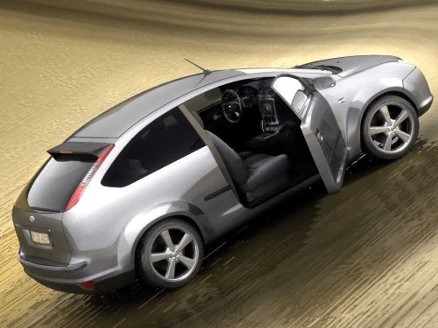 focus ii hatchback 3d 3ds