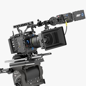 3D Model ARRI ALEXA LF Pro Camera With OConnor 2560 Tripod Systems ...