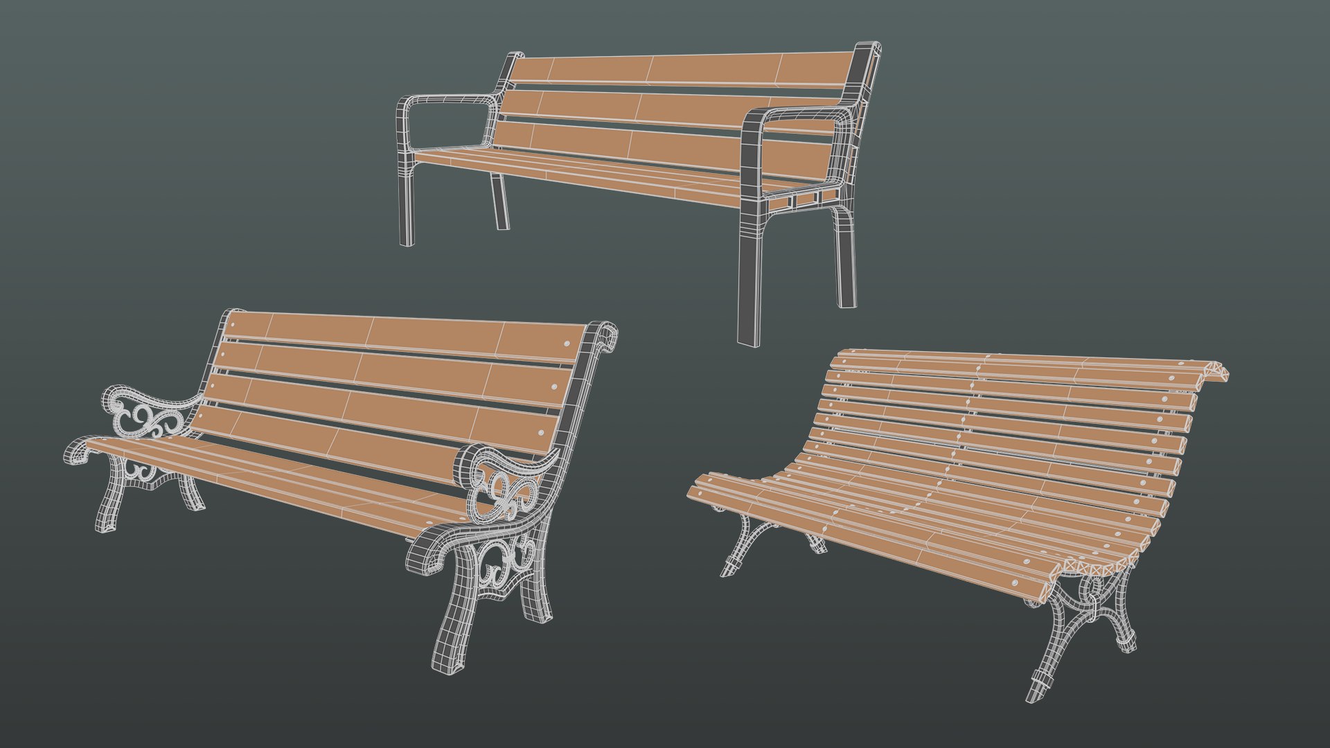 BENCH Model - TurboSquid 2288565