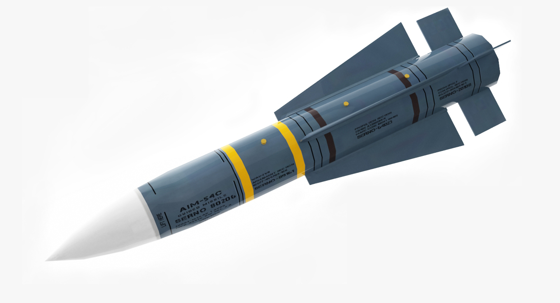 3d model aim-54 phoenix missile