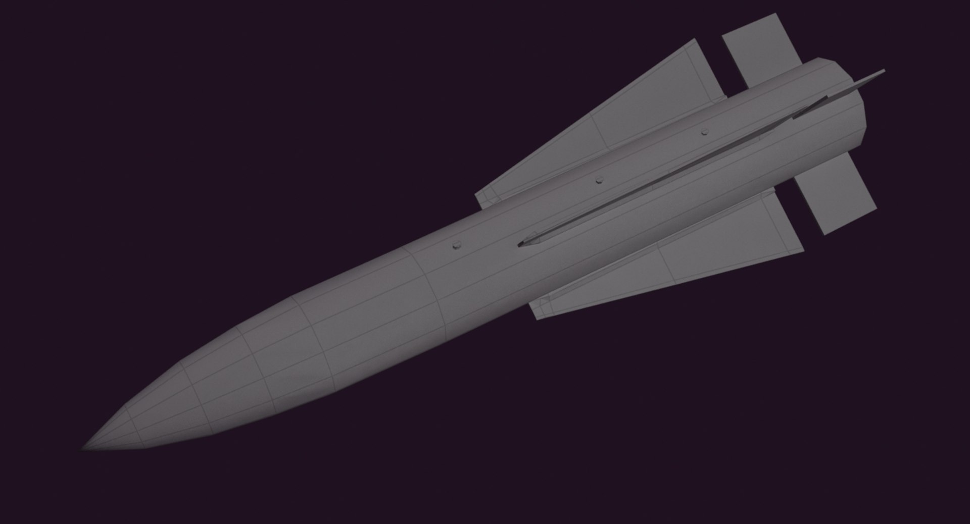 3d Model Aim-54 Phoenix Missile