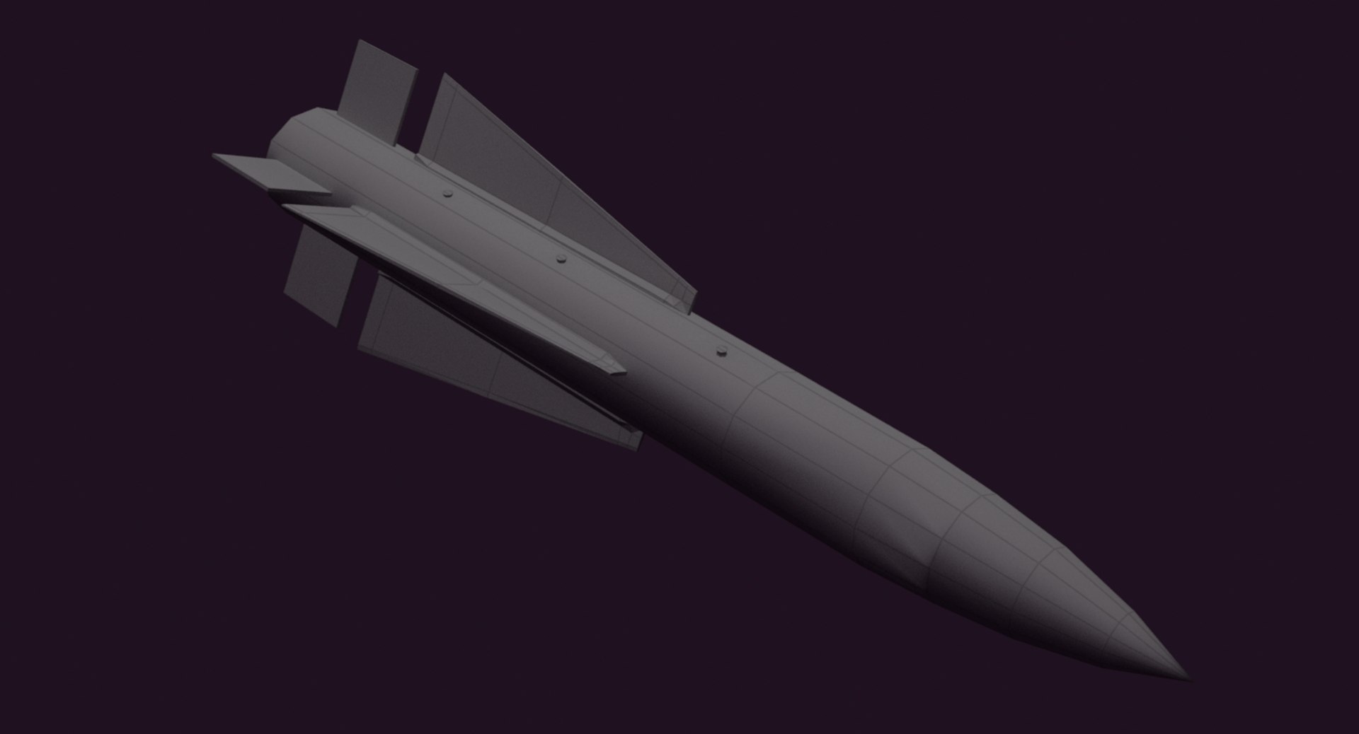 3d Model Aim-54 Phoenix Missile