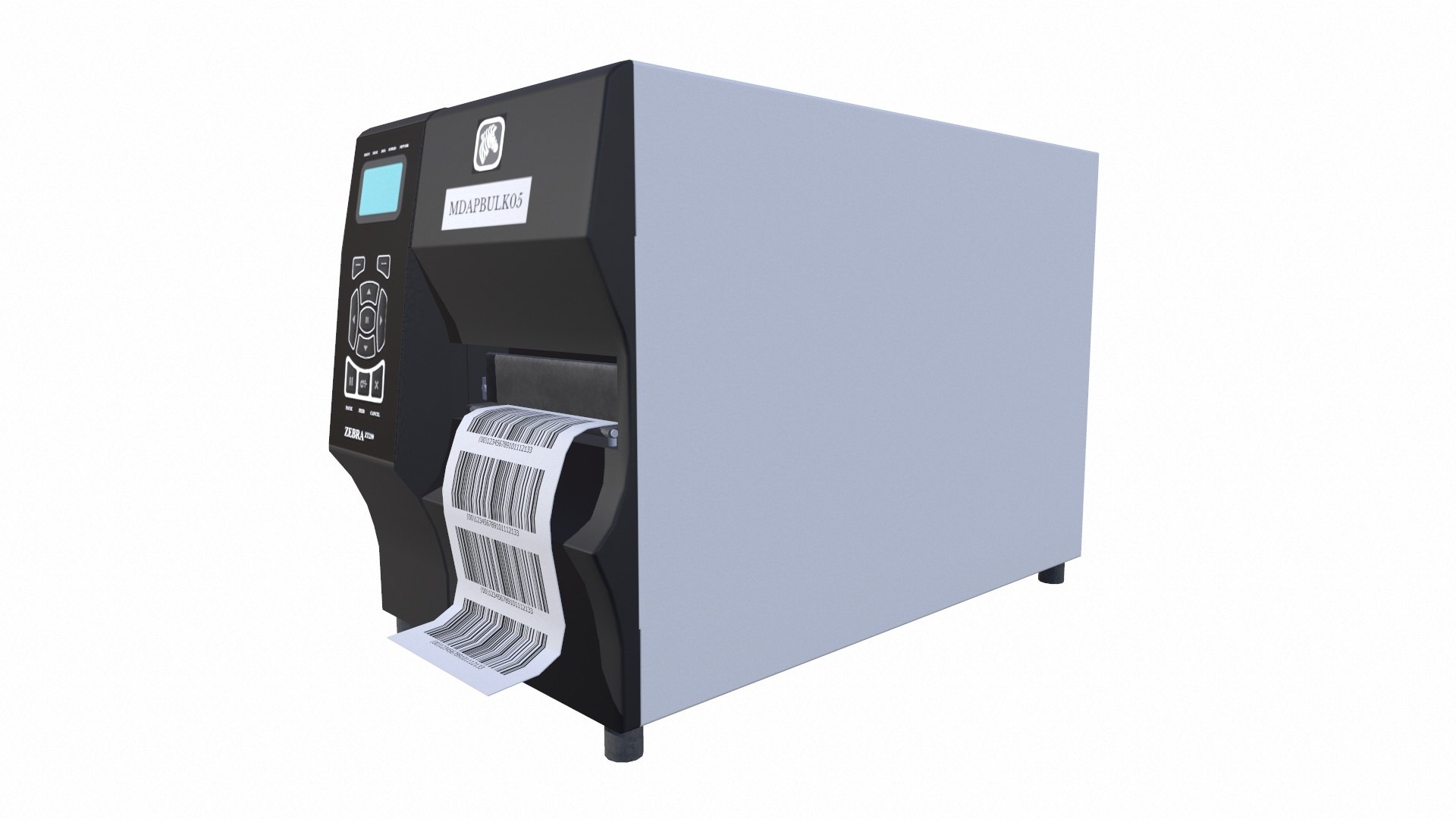 3D Barcode Printer Model - TurboSquid 2338262
