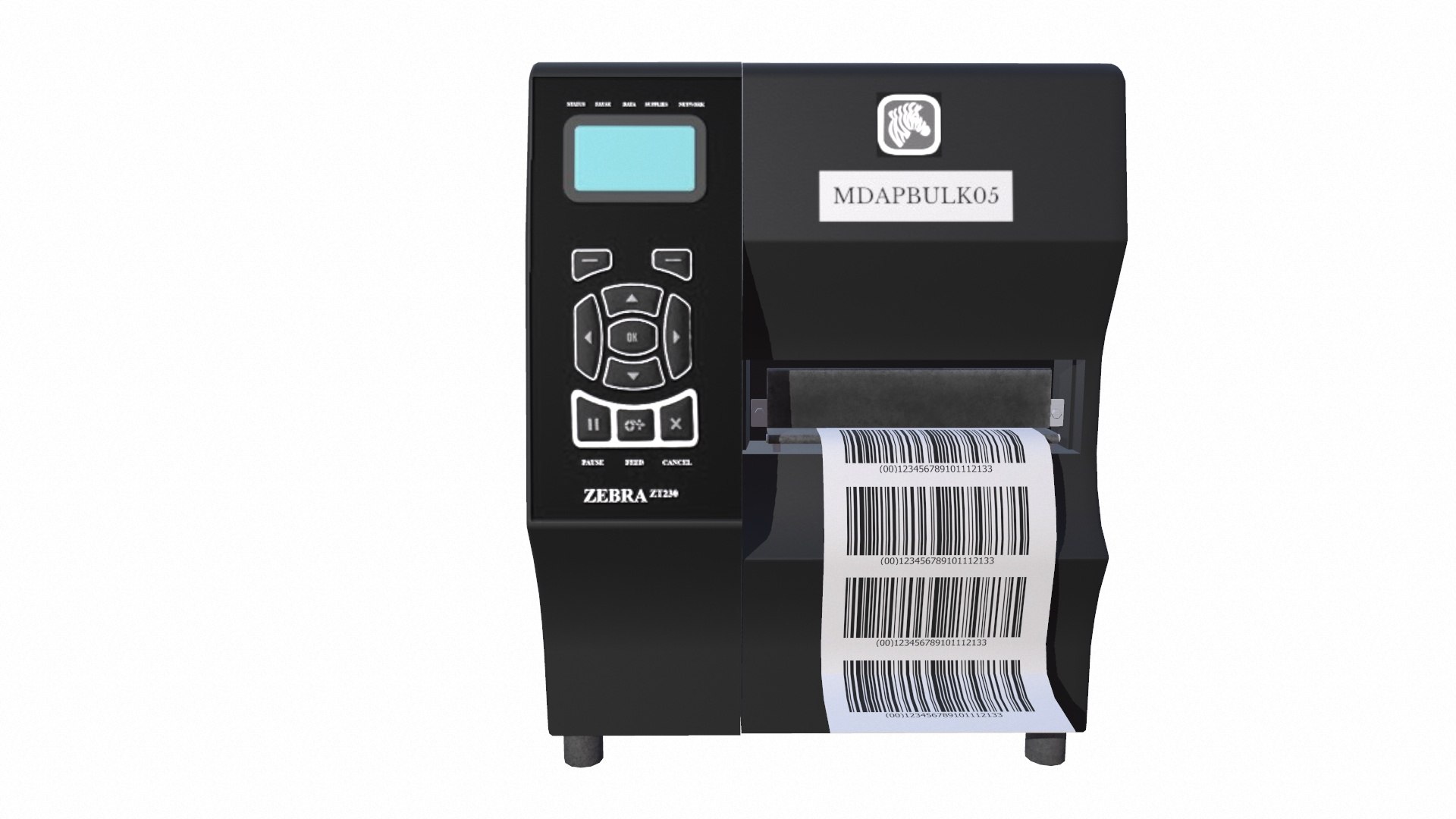 3D Barcode Printer Model - TurboSquid 2338262