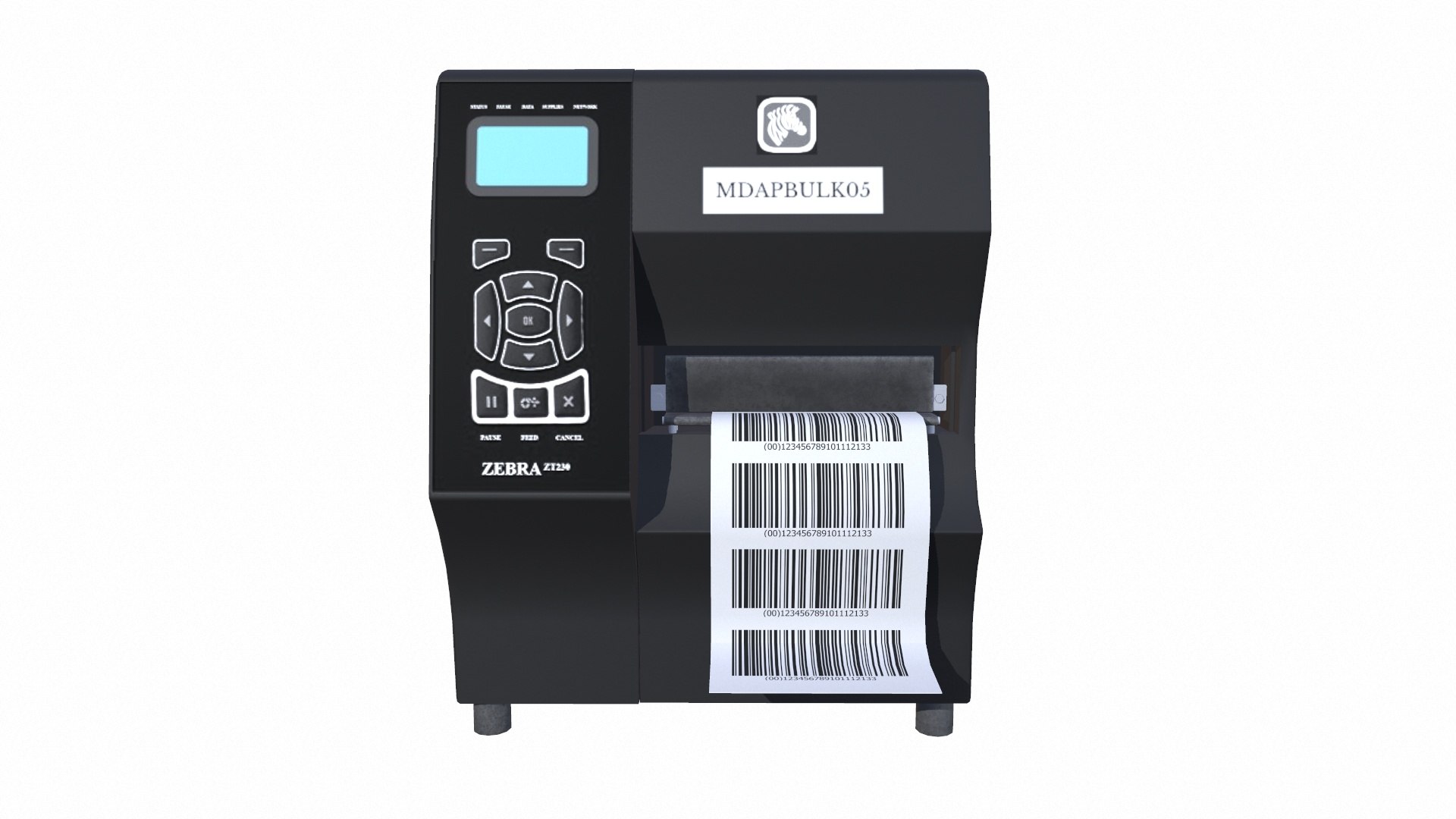 3D Barcode Printer Model - TurboSquid 2338262