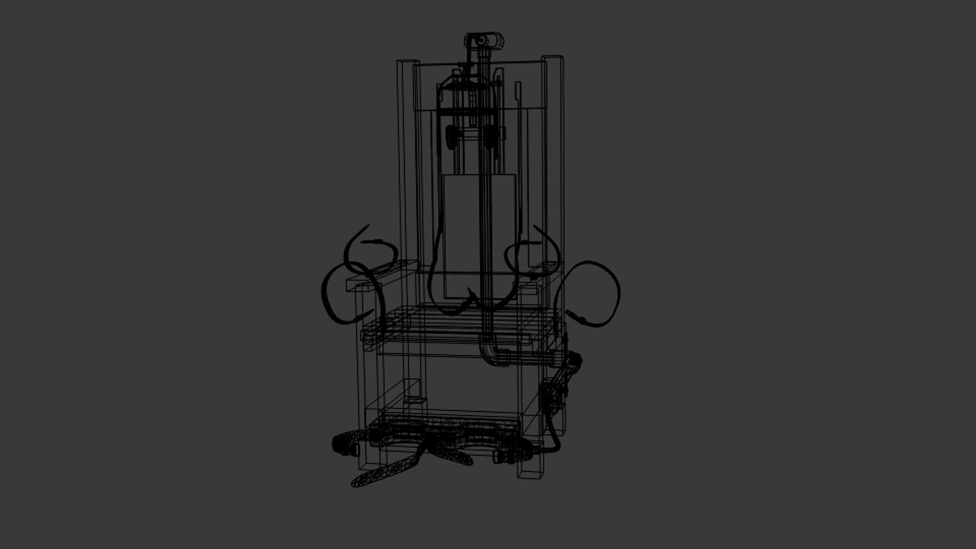 Electric Chair 3d Obj