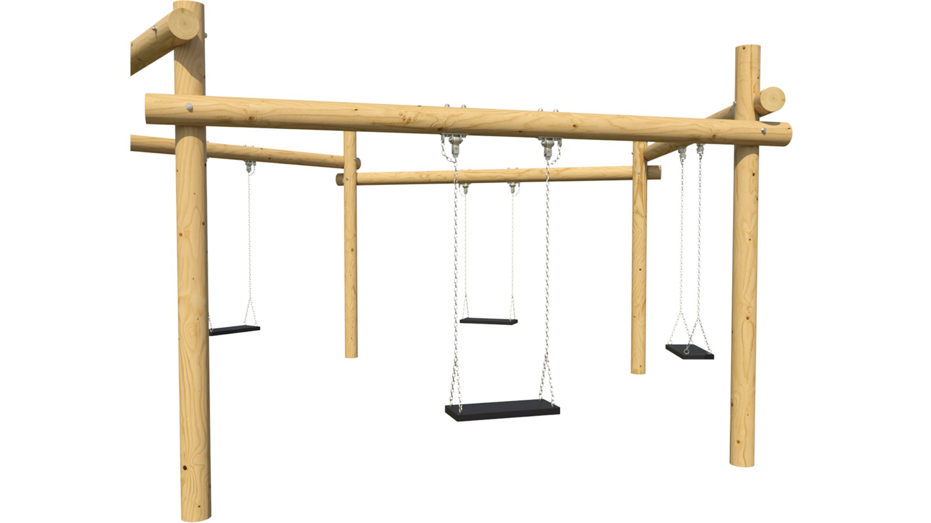 3D Wooden Swing Model - TurboSquid 1859939
