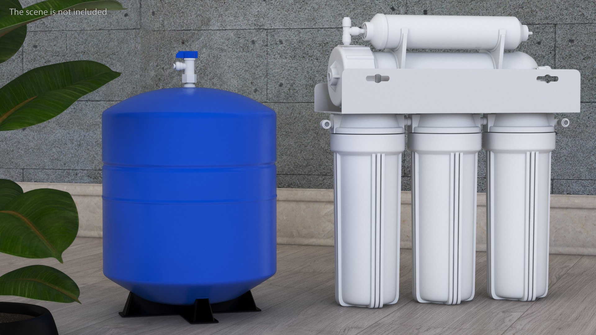 3D model Reverse Osmosis Drinking Water Filtration System - TurboSquid ...