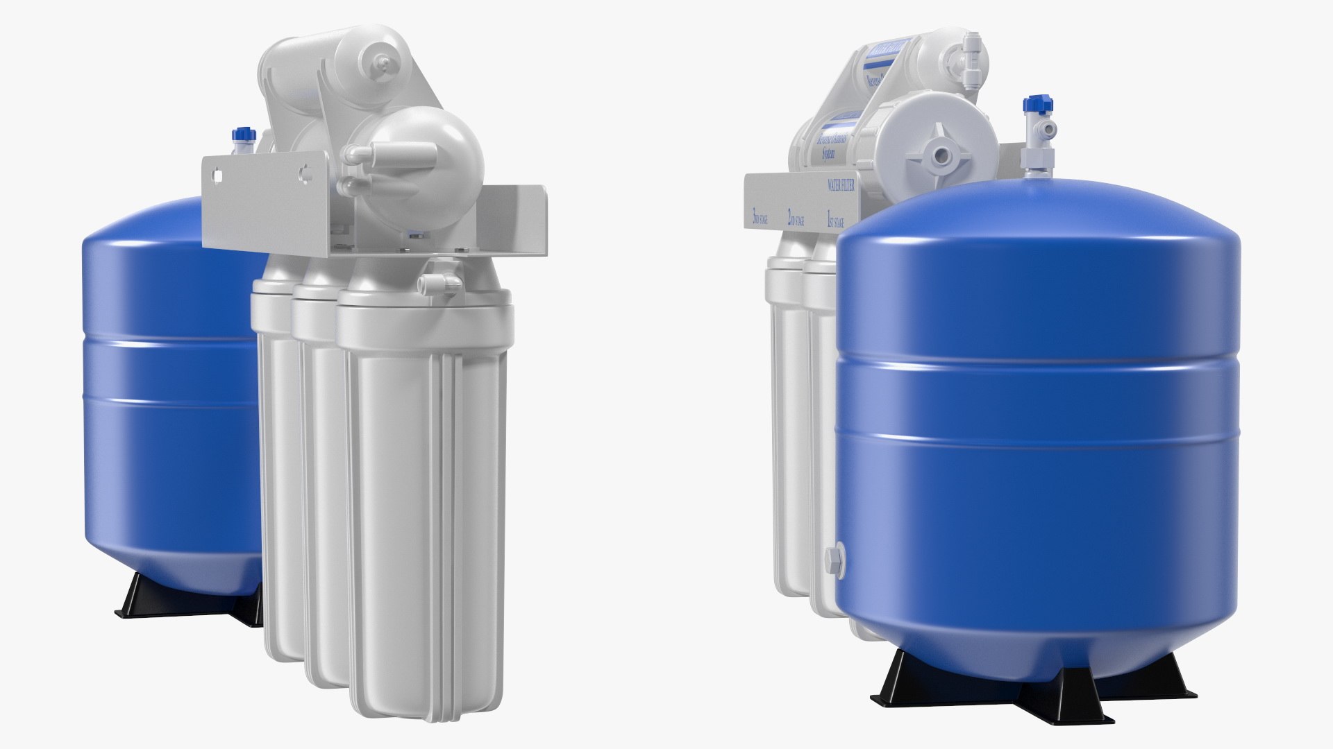 3D model Reverse Osmosis Drinking Water Filtration System - TurboSquid ...