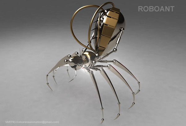 3D Maya ant robot mechanical
