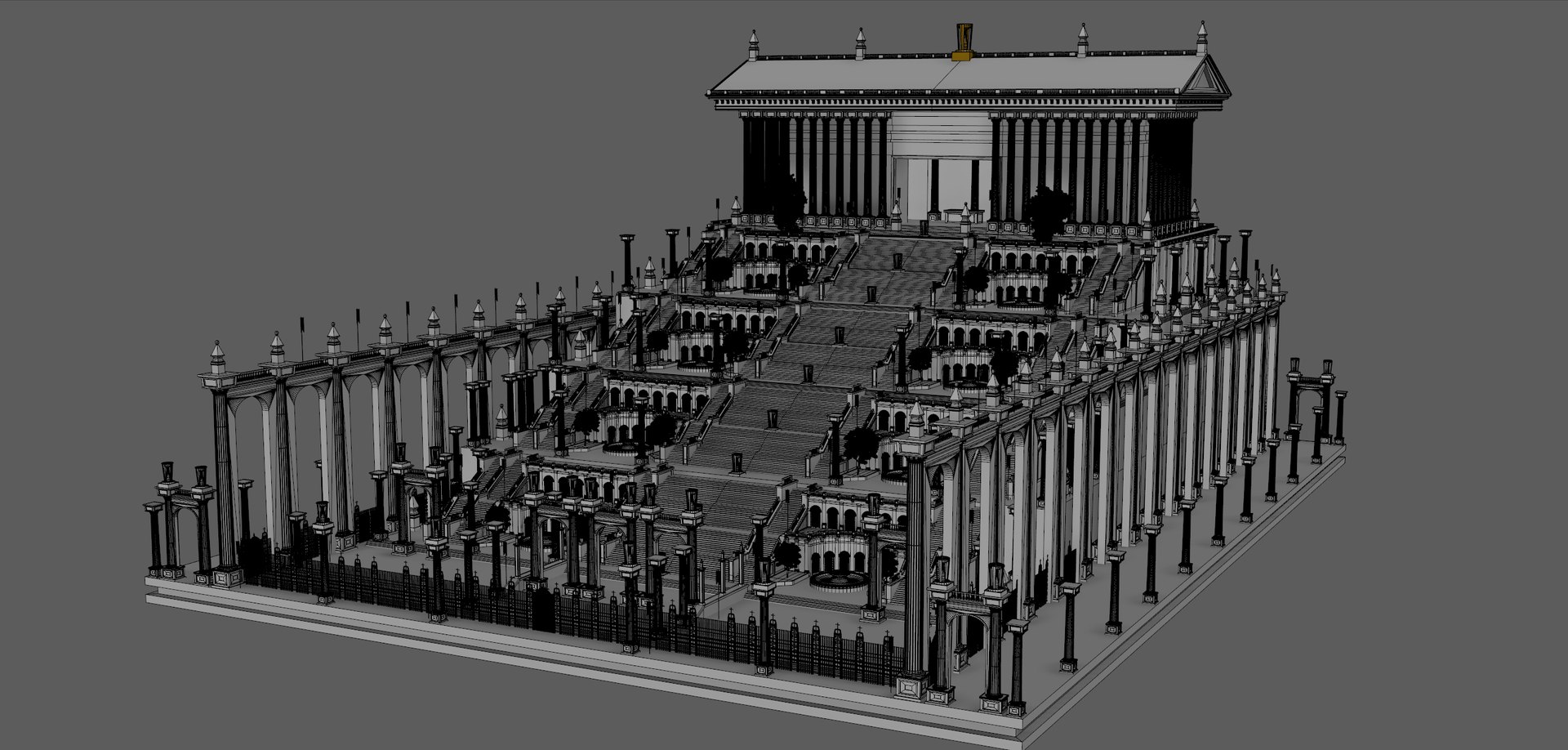 Temple Of Artemis Building 3D - TurboSquid 2195990
