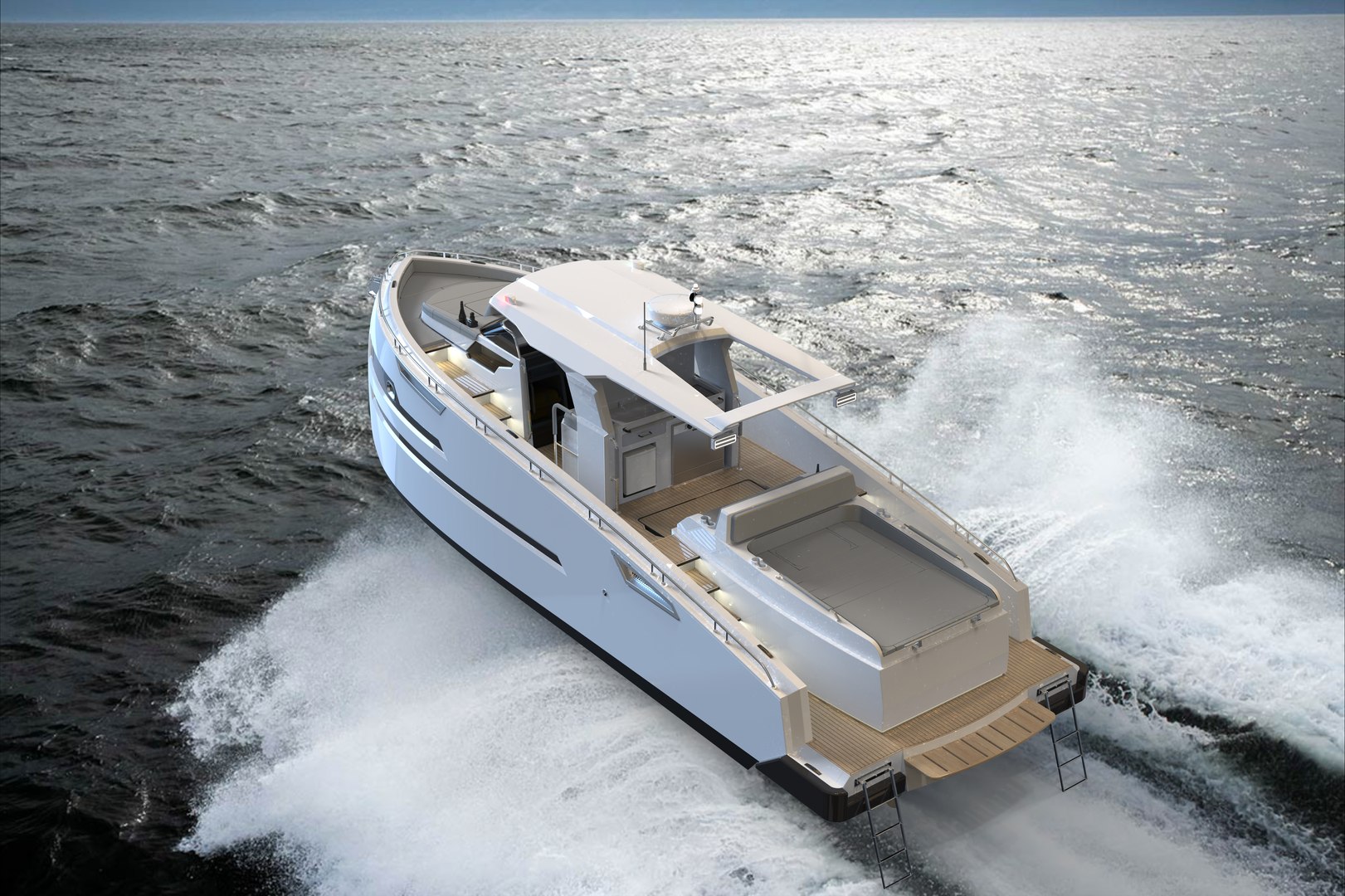 3D 12m Luxury Yacht Complete 3d And System Integration Model ...