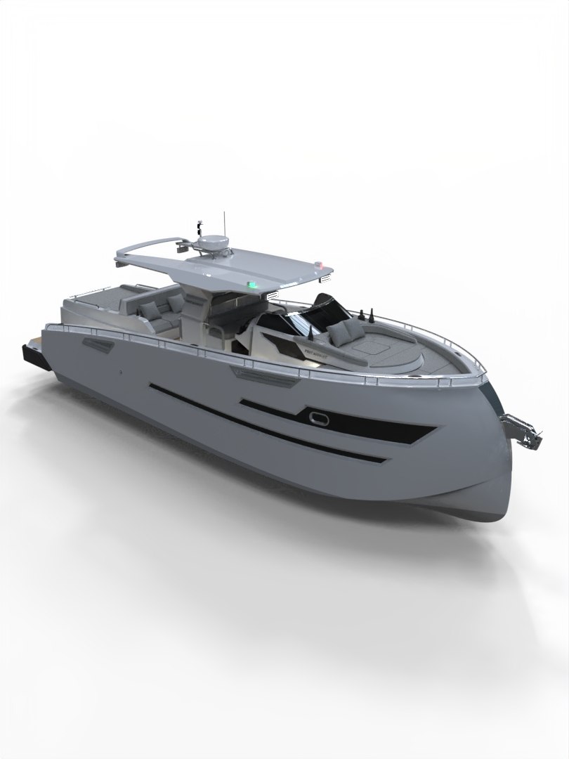 3D 12m Luxury Yacht Complete 3d And System Integration Model ...