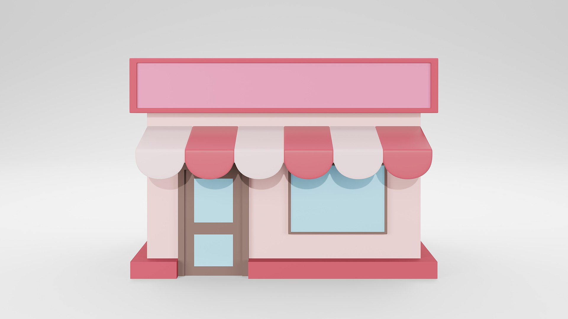 3D Store Cartoon Cute Model - TurboSquid 1684061
