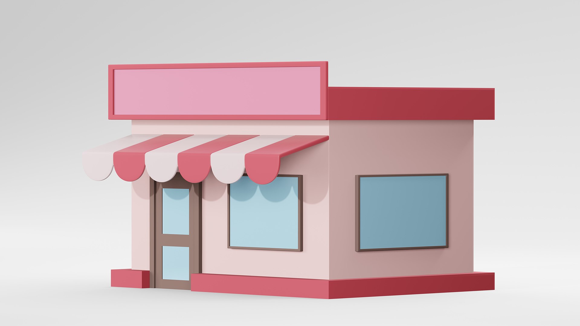 3D Store Cartoon Cute Model - TurboSquid 1684061