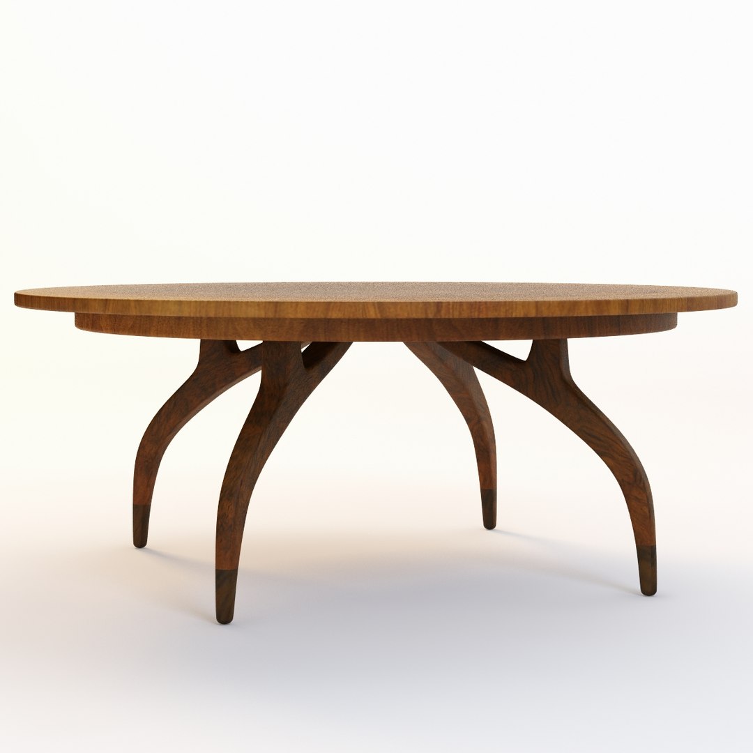 Melbourne Dining Table 3d Model