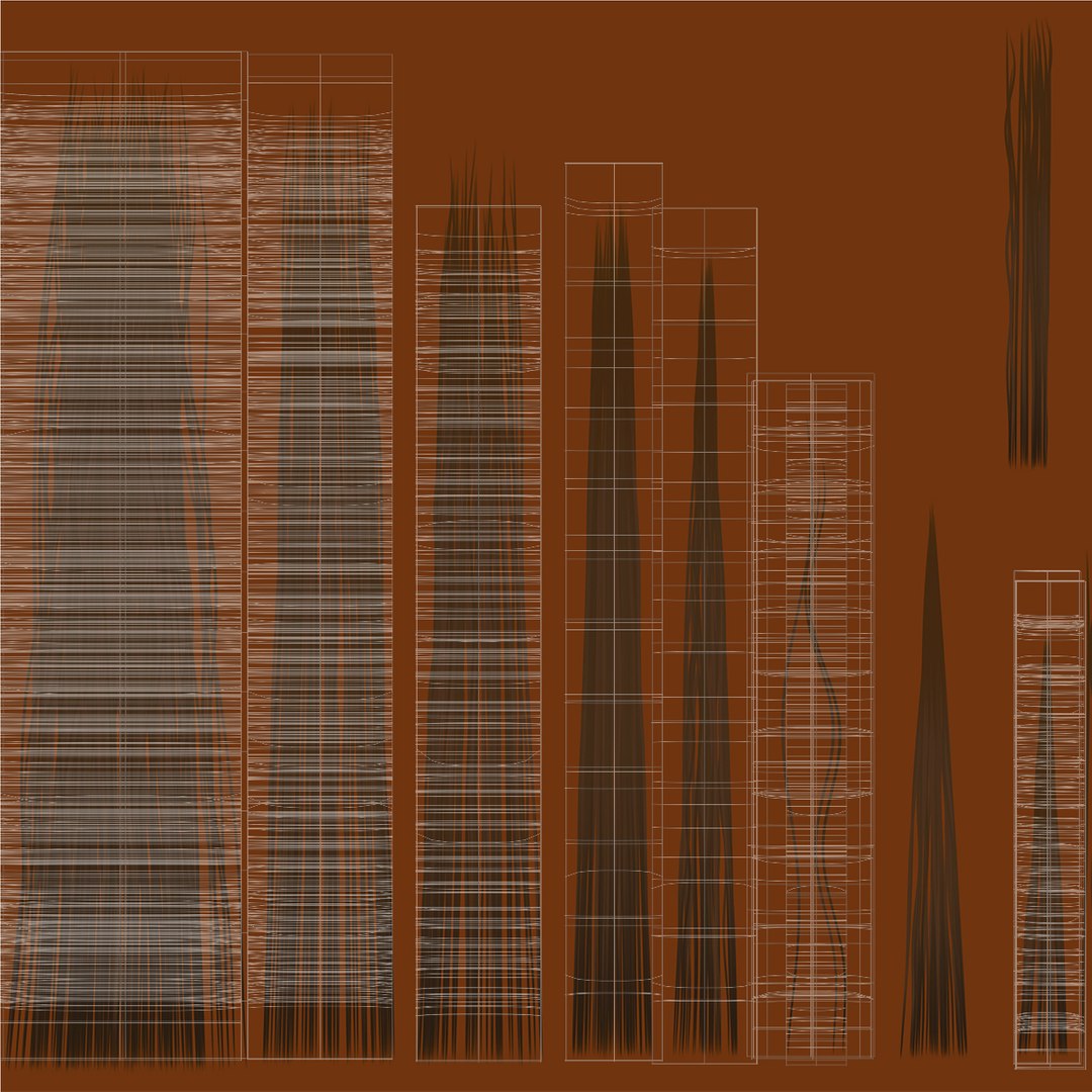 3D Female Hair - 014 Model - TurboSquid 1772732