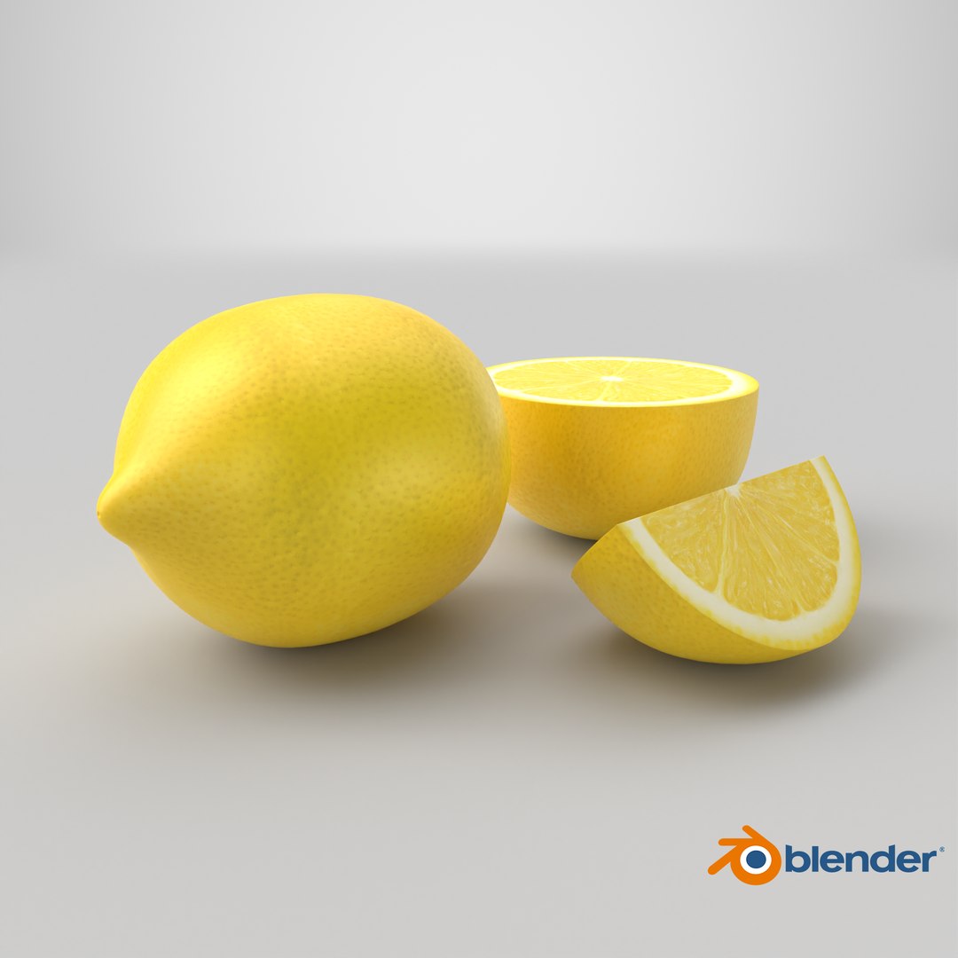 3D Model Lemon Set - TurboSquid 2217782