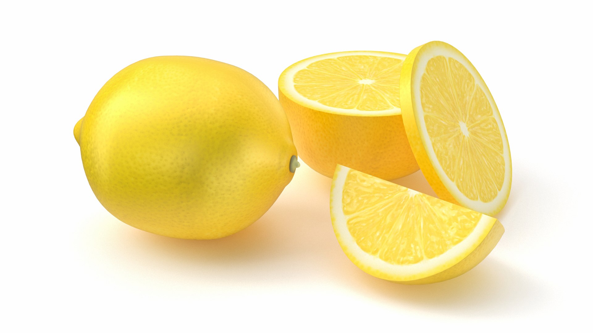 3D Model Lemon Set - TurboSquid 2217782
