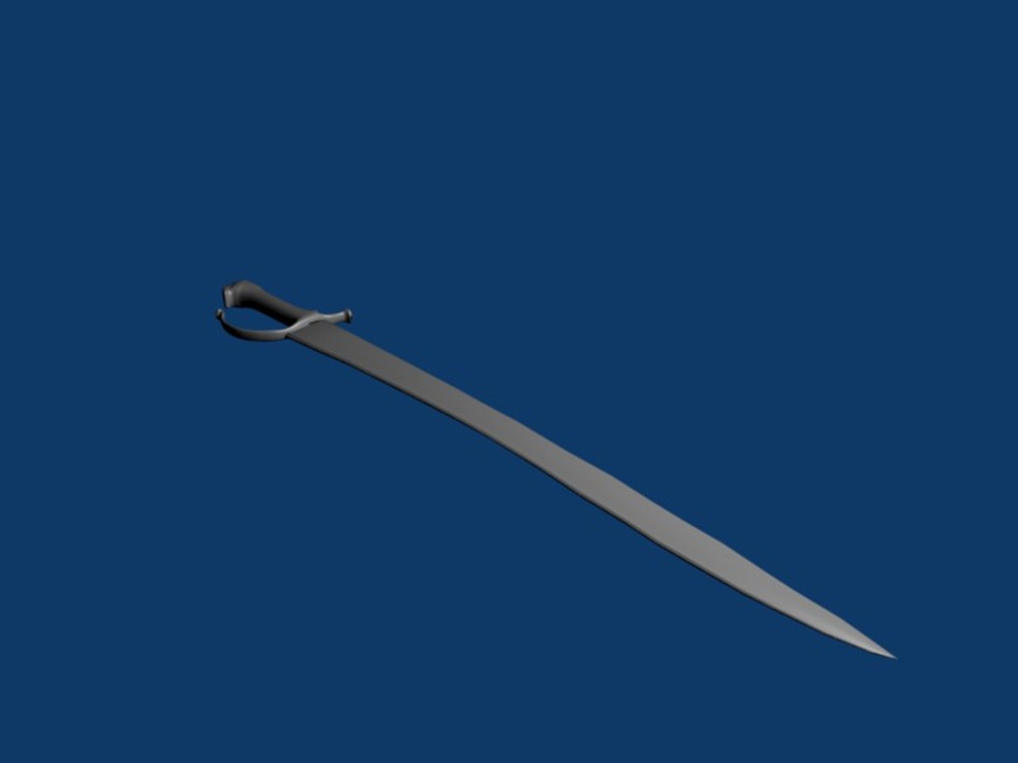3d Pirate Cutlass Model