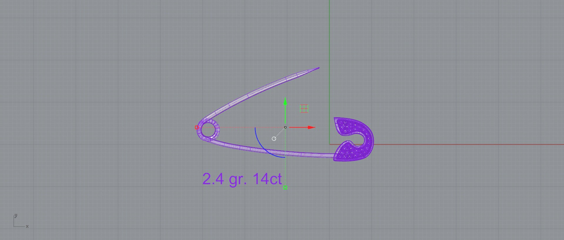 3D safety pin - TurboSquid 1528205