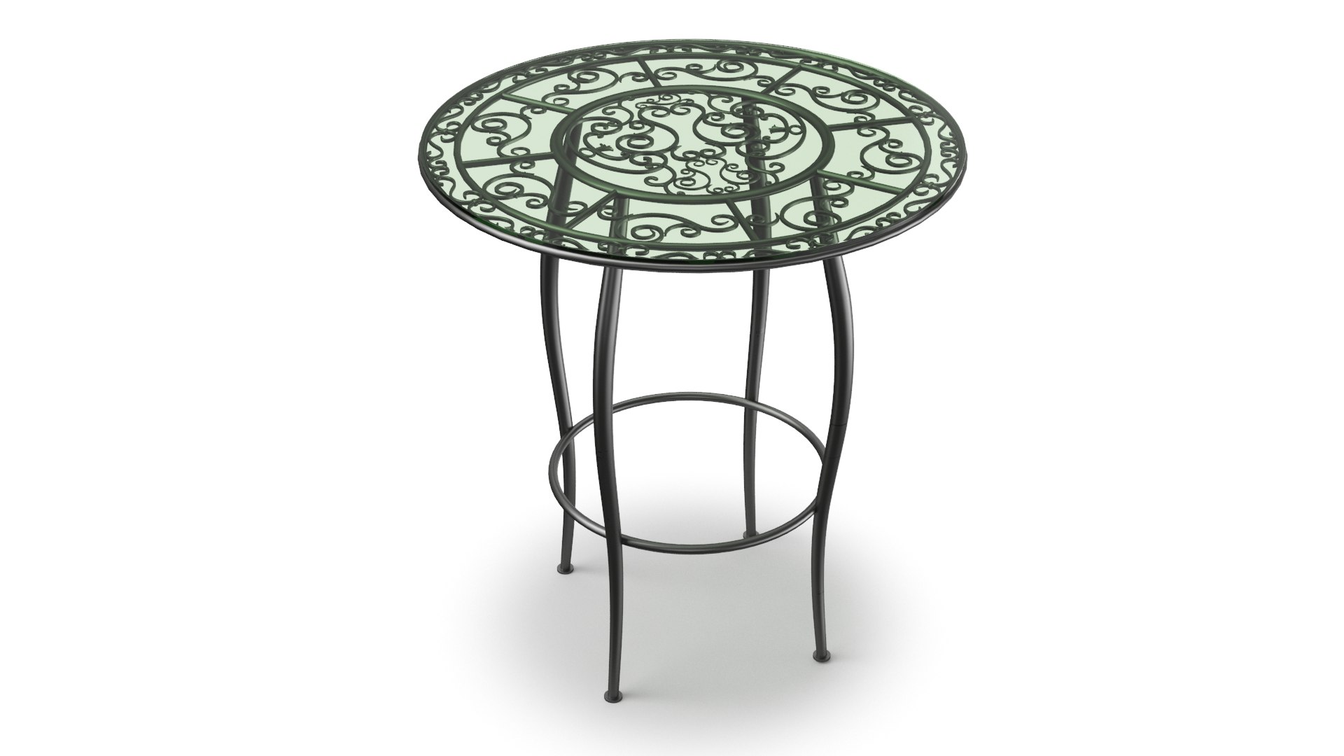 3D Real Café Table Patio - TurboSquid 1695240